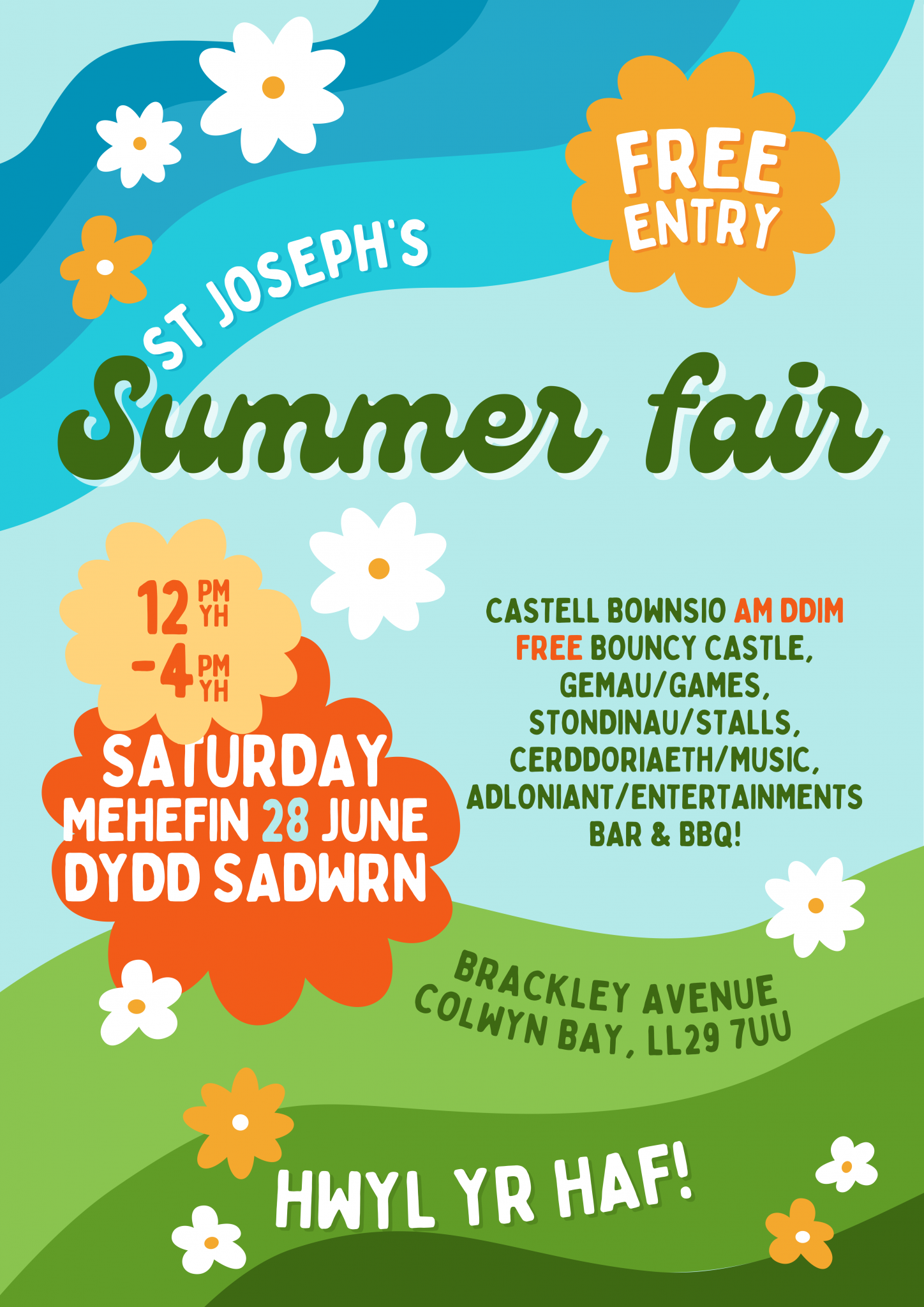 Fun in the Sun at our School Summer Fair! – Ysgol Sant Joseff